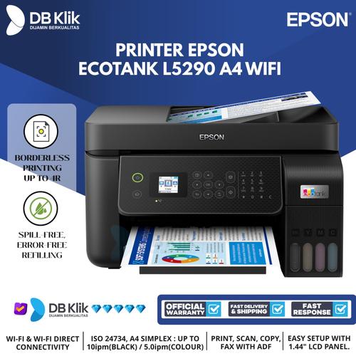 Promo Printer EPSON EcoTank L5290 A4 WiFi- L5290 Ink Tank Printer with ...