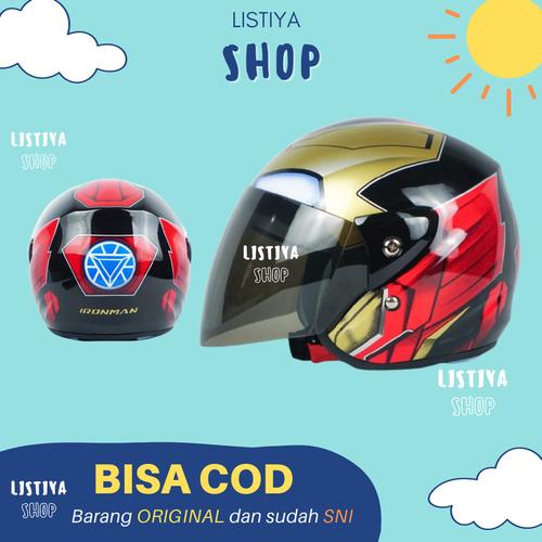 Jual Helm Motor Anak Karakter SNI Umur 2 3 4 5 6 7 8 Tahun Original ...