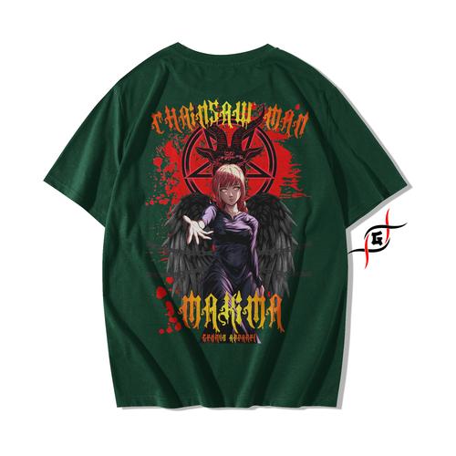 Jual MAKIMA ANGEL DEVIL ANIME CHAINSAW MAN / CHAINSAWMAN BAJU KAOS ...