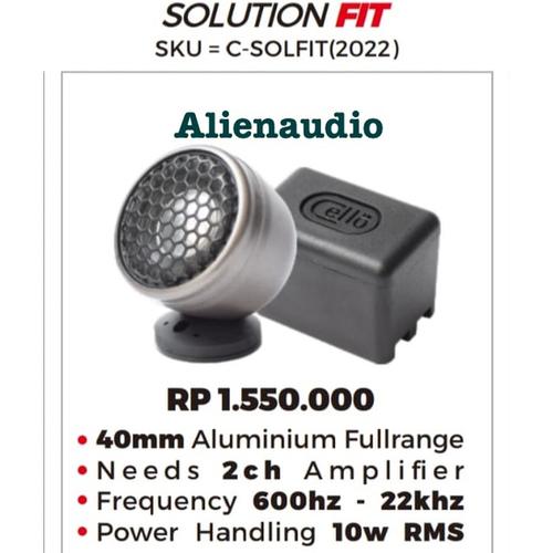 Jual Cello Solution Fit NEW 2023 , fullrange 1.4 inch speaker plug ...
