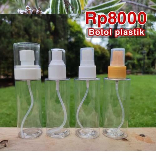 Jual Botol 100ml Spray Plastik Botol Skincare Botol Kosong Bening Fcae ...