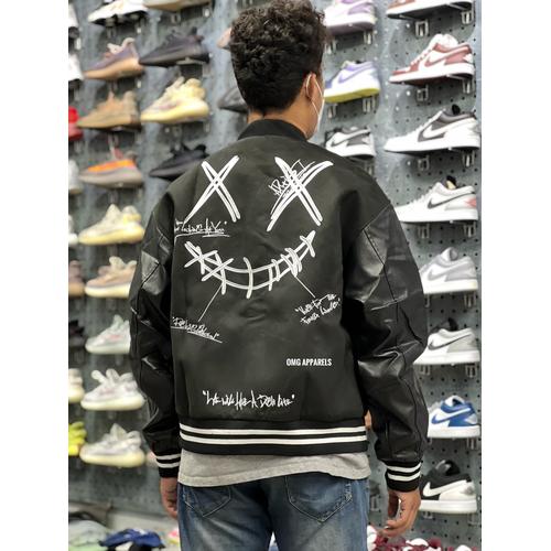 Jual RIC Ricky Is Clown Torn Face Smiley Baseball Jacket - New Original ...