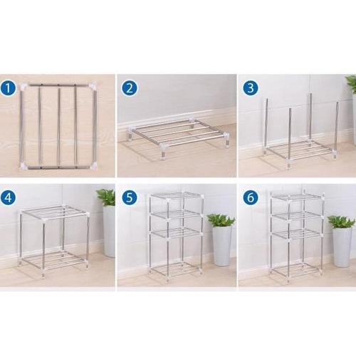 Jual JE Lemari Rak Besi Dapur Portable Serbaguna 5 Tingkat R50 Rak ...