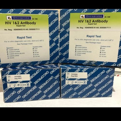 Jual alat tes HIV Oncoprobe generasi 4 isi 25 test - Jakarta Selatan ...