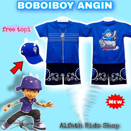Promo TERBARU ...SETELAN ANAK LAKI-LAKI BAJU KOSTUM BOBOIBOY ANGIN SET ...