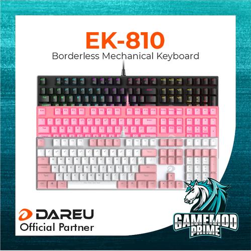 Jual Keyboard Gaming Dareu EK-810 Mechanical EK810 Borderless Fullsize ...
