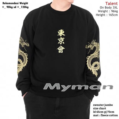 Jual SWETER HODIE HITAM JUMBO/SWETER BIGSIZE ORIGINAL/HODIE PRIA ...