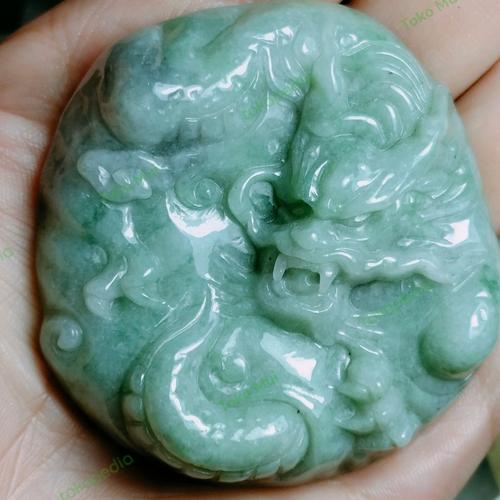 Jual Natural Kalung Batu Giok type A NAGA + sertifikat asli import ...