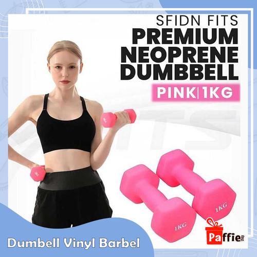 Jual Dumbell Vinyl Barbel Wanita Gym Fitness Angkat Beban Olahraga ...