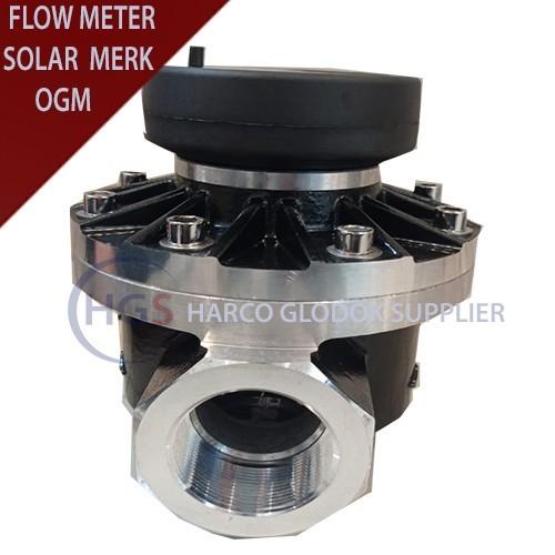 Jual FLOW METER SOLAR 2" INCH DN50 MM OVAL GEAR FLOWMETER 2 INCH OGM-50 ...