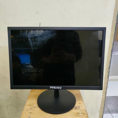 Jual MONITOR LED PROVIEW 19 INCH HDMI VGA AUDIO TV MULUS LENGKAP DUS ...