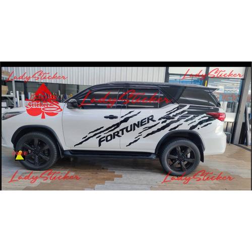 Jual STICKER MOBIL FORTUNER STIKER MOBIL TOYOTA FORTUNER BERCAK LUMPUR ...