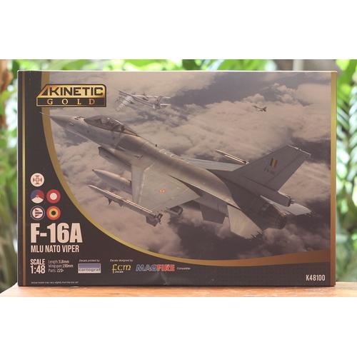 Jual Model kit Kinetic Gold 1/48 F16A MLU NATO VIPER - Kota Bekasi ...
