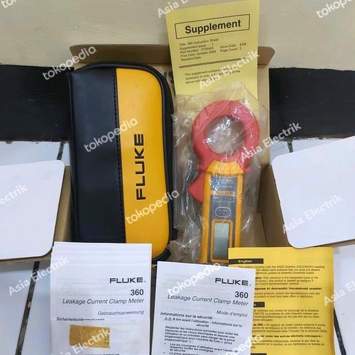 Jual FLUKE 360 LEAKAGE CLAMP TANG AMPER UKUR ARUS LISTRIK BOCOR ...