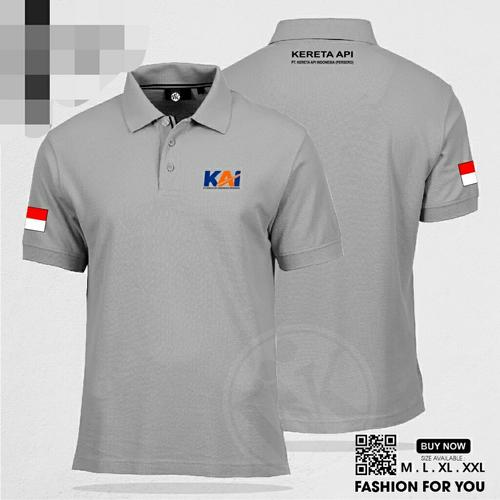 Jual KAOS POLO KAI FULL BORDIR KAOS POLO KERETA API LENGAN PENDEK ...