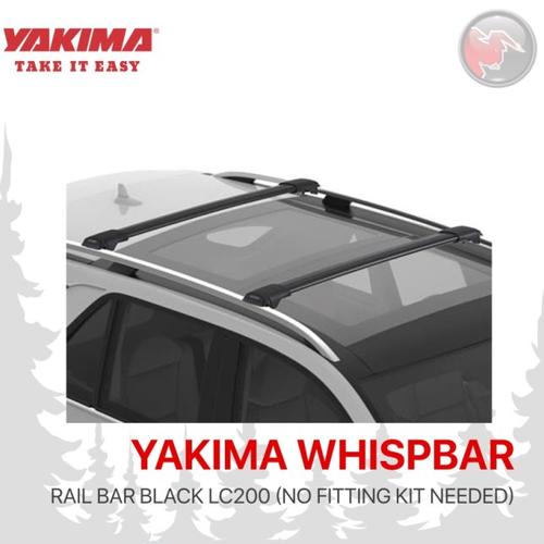 Promo Yakima Whispbar Rail Bar Black LC200 (No Fitting KIT Needed ...