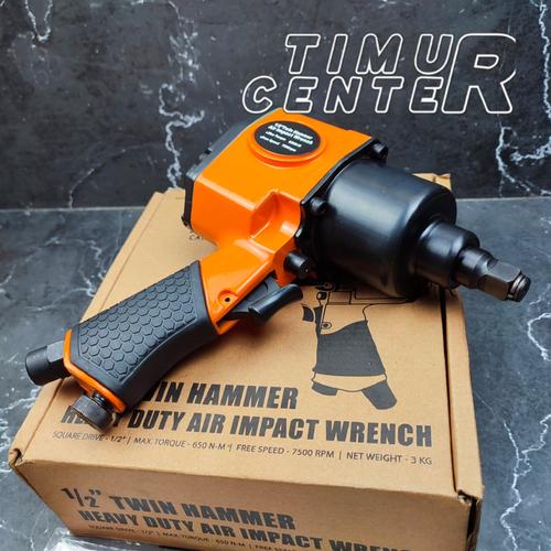 Jual Air Impact Wrench 1/2 inch TjapMata Twin Hammer Heavy Duty Mesin ...