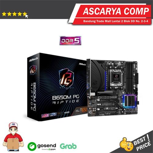 Jual ASROCK B650M PG Riptide | Motherboard AMD B650 Ryzen AM5 - Kota ...