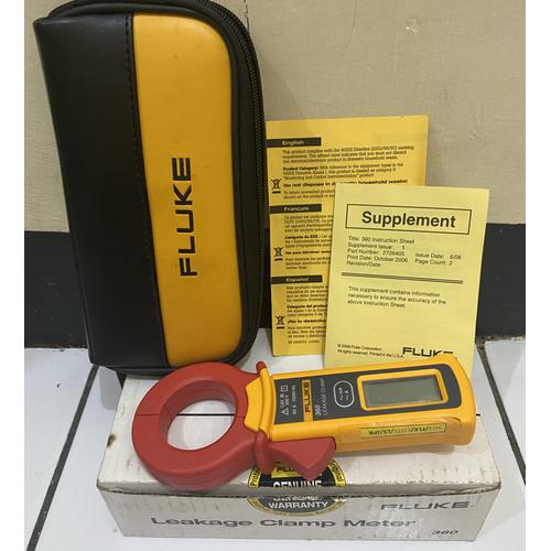 Jual FLUKE 360 LEAKAGE CLAMP METER TANG AMPER FLUKE 360 ORI - Jakarta ...