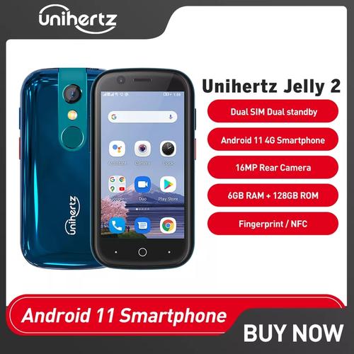 Jual HP kecil Unihertz Jelly 2 6GB/128GB Original - Tanpa Case - Kota ...