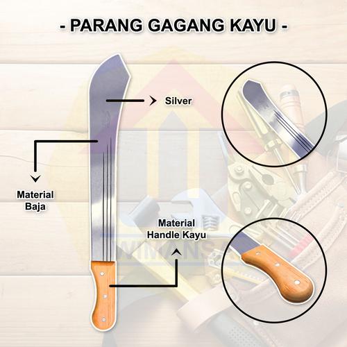 Jual PARANG GAGANG KAYU 18 INCH CROCODILE - PEMOTONG - Kota Surabaya ...