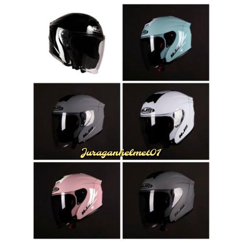 Jual helm half face njs kairoz solid original - silver, L - Kab. Bekasi ...