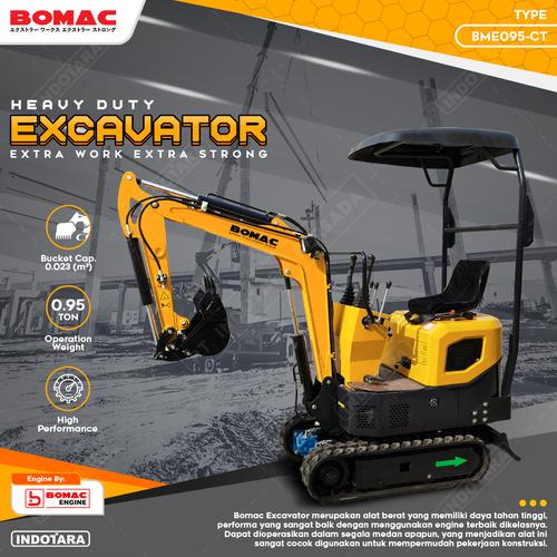 Promo BOMAC MINI EXCAVATOR BME095-CT Cicil 0% 3x - Kab. Tangerang - PT ...