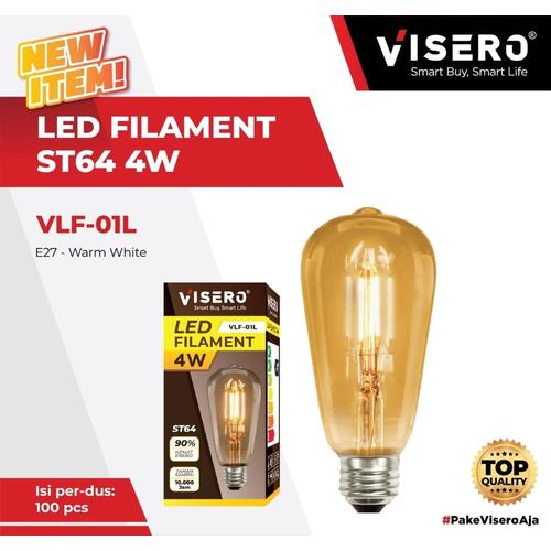 Jual Lampu Filament Bulb 4 watt Kuning / ST64 - Warm White - Kab ...