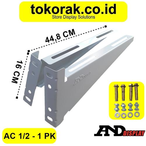 Jual BRACKET AC OUTDOOR 1/2 PK - 1 PK ANDDISPLAY BRAKET SIKU AC ...