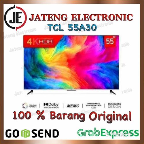 Jual TCL ANDROID TV 55 INCH UHD 4K | 55A30 | A30 | ANDROID TV 4K - Kota ...
