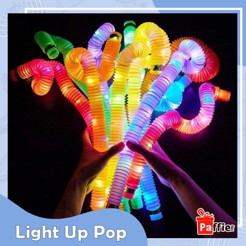 Jual Light Up Pop Tube Pipe Mainan Selang LED Stick Anak Nyala Lampu ...