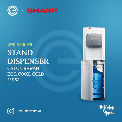 Promo SHARP Dispenser Air Panas Dingin SWD-72EHL - Hitam Cicil 0% 3x ...