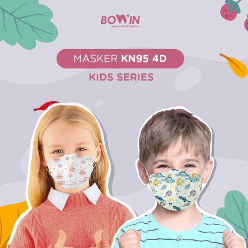 Jual Bowin Masker KN95-Black (Masker Kesehatan/Masker Polusi/Masker Motor) - KN95 (4D KIDS ...