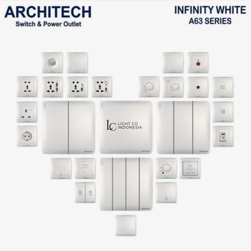 Jual Saklar Architech Infinity White - 4gang 1way - Kota Denpasar ...