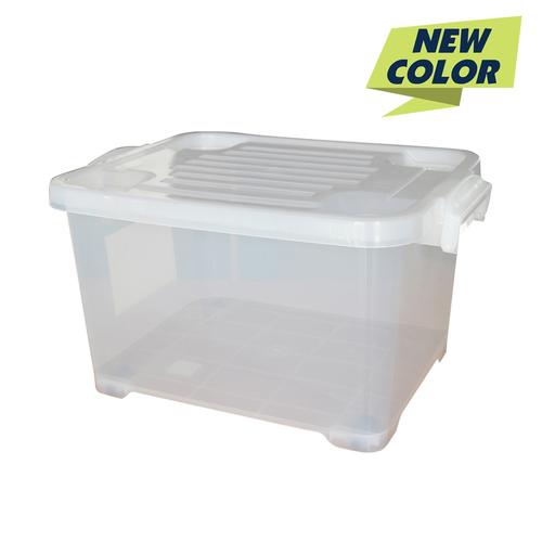 Jual box plastik/container box kiramas tutup tranfaran - 50 liter ...