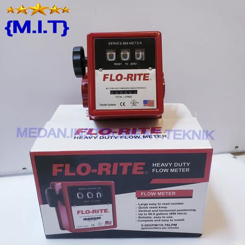 Jual FUEL-RITE Flowmeter 3 Digit 1 Inch - Meteran Solar Flow Meter Flo ...
