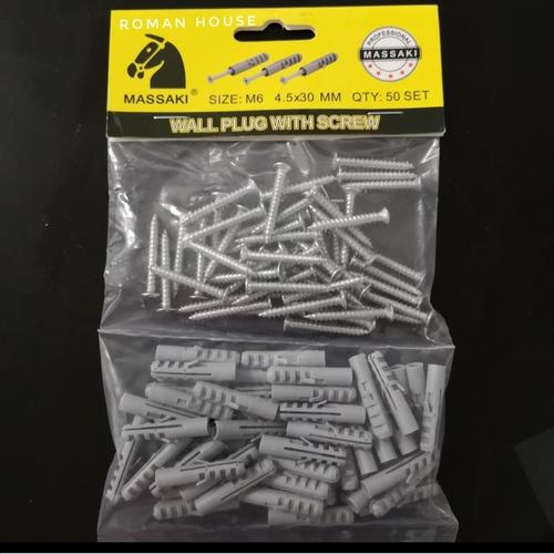 Jual fiser set s6 baut sekrup skrup fisher m6 isi 50set - Kota Medan ...