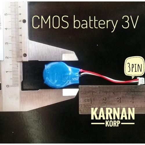 Jual baterai bios cmos battery 3V CR2032 laptop notebook soket 2pin ...