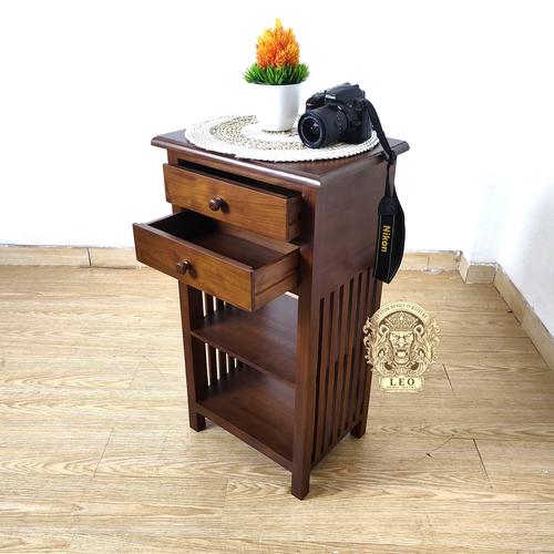 Jual Meja Dispenser Kayu Jati Jepara Nakas Galon Minimalis Modern Leo ...