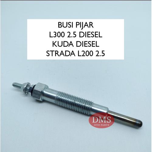 Jual BUSI BAKAR PIJAR PEMANAS L300 DIESEL 4D56 KUDA L200 2.5 PLUG GLOW ...