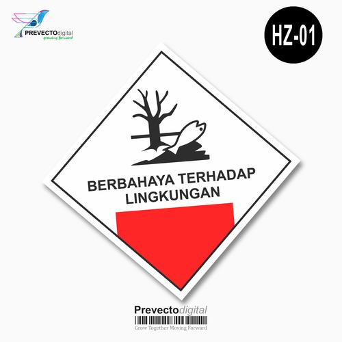 Jual Sticker Simbol Label K3 Limbah B3 Hazmat Berbahaya Terhadap ...