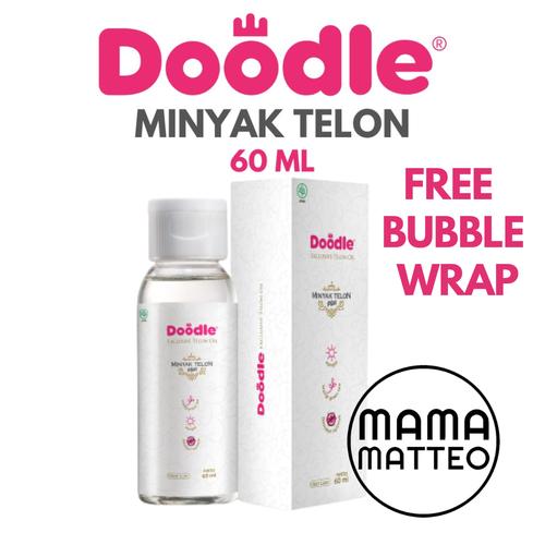 Promo MINYAK TELON DOODLE GREEN TEA untuk bayi anak 60mL (GRATIS BUBBLE ...