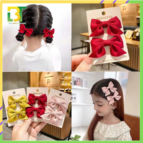 Promo LBT Jepit Rambut Pita Anak Lucu 2 in 1 Jepitan Rambut Fashion ...