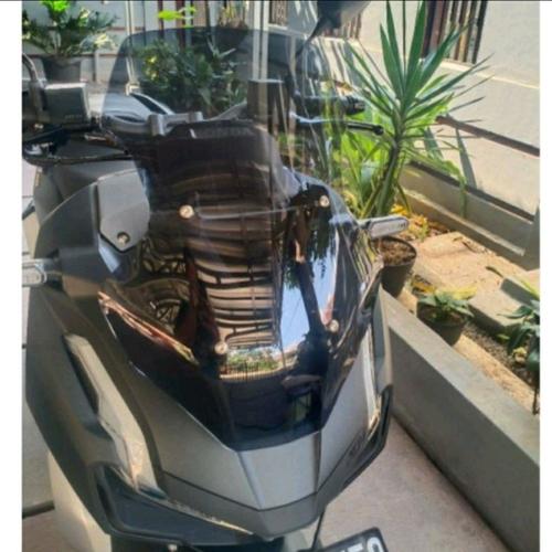 Jual visor winshield honda adv 160 model standard original - hitam doff ...