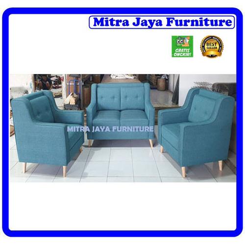 Jual SOFA 211 MINIMALIS RUANG TAMU - Biru - Kota Bekasi - Mitra jaya ...