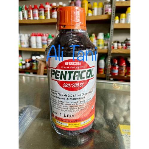 Jual Herbisida/Racun Rumput Kontak dan Sistemik PENTACOL 280/200 SC 1 ...