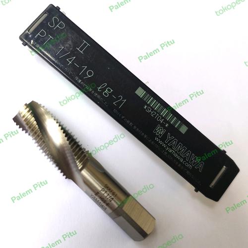 Jual YAMAWA Tap Pipa Spiral HSS-E / SP-PT 1/4 x 19 PT (BSPT) ( drat tirus ) - Kota Surabaya ...