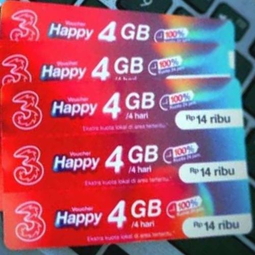 Jual vocer tri ori happy 4Gb - Kota Madiun - seles three oredo | Tokopedia