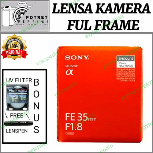 Jual Sony Fe 35mm F1 8 Lens Lensa Sony Fe 35mm F1 8 Full Frame 35mm