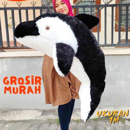 Jual Boneka Dolphin Jumbo 1 Meter | Boneka Ikan Lumba Lumba Jumbo Besar ...